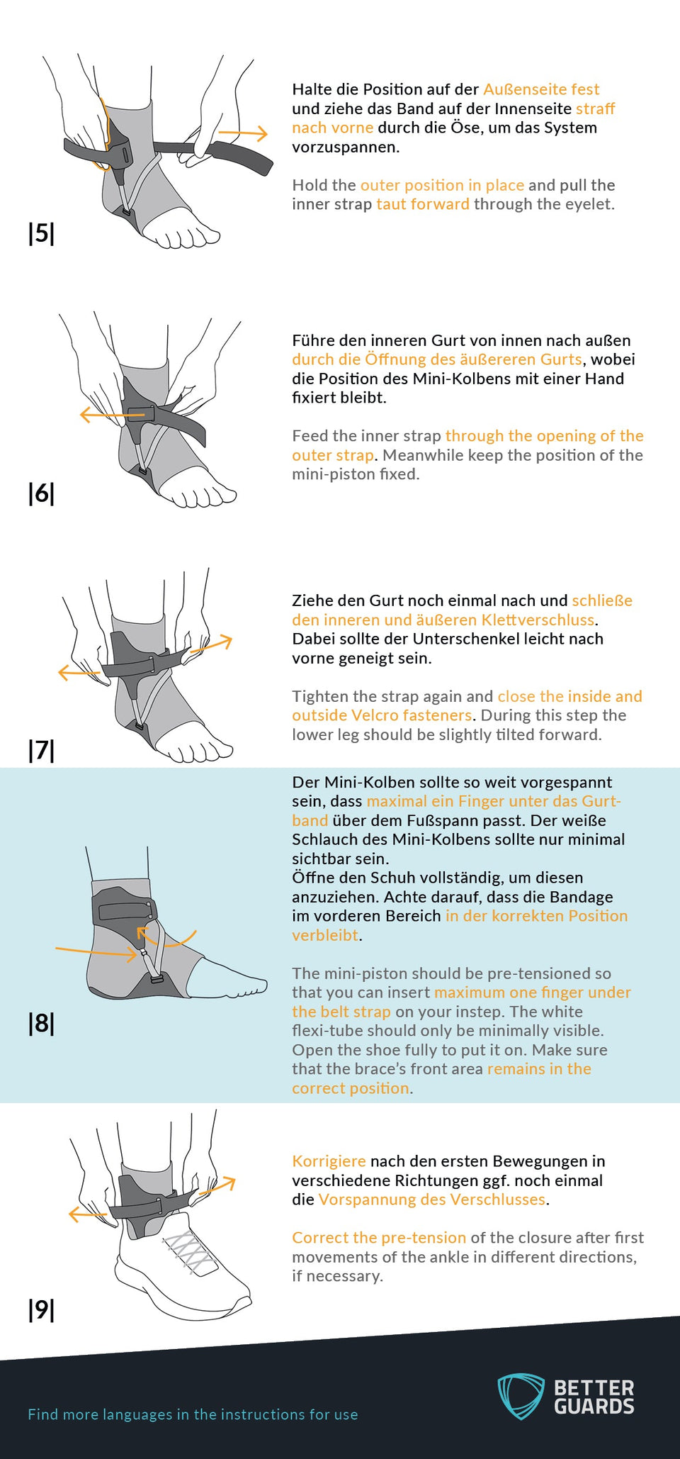How to put on an ankle brace? Watch our guide