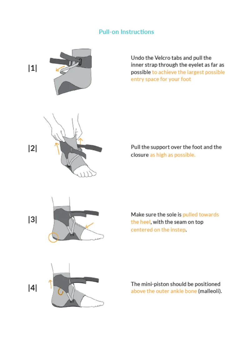 How to put on an ankle brace? Watch our guide